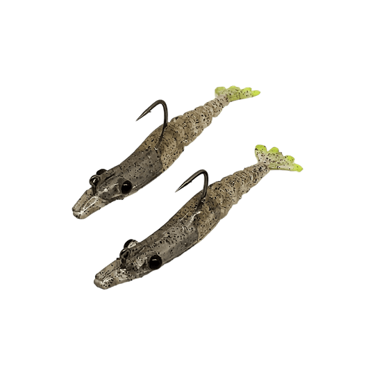 Marker 54 Shrimplets - Soft Plastic Shrimp Lure - 2.5" 4pk – Line Cutterz